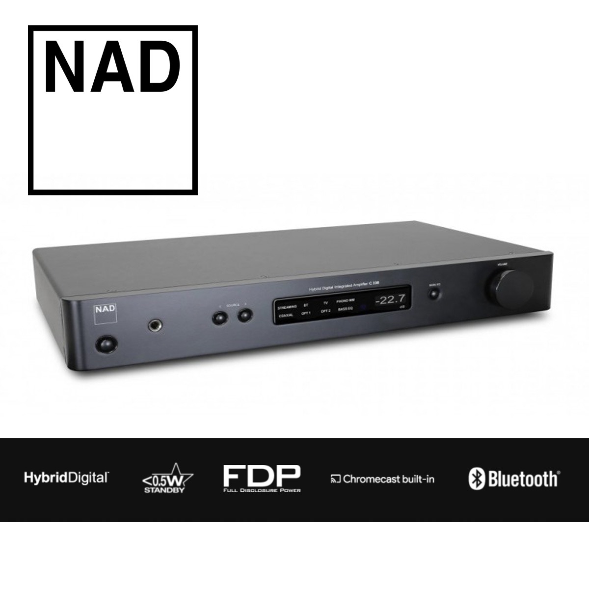 NAD C338 | Ampli intégré | DIGIThome Hifi, Home Cinema